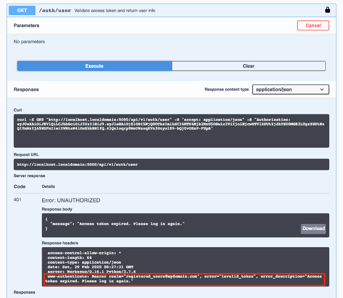 How To: Create a Flask API with JWT-Based Authentication (Part 4) - aaronluna.dev
